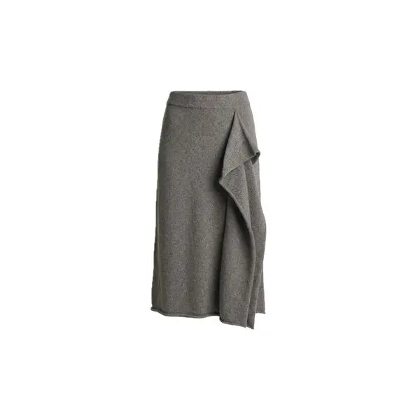 REET AUS Seamless Skirt From Recycled Wool - Grey