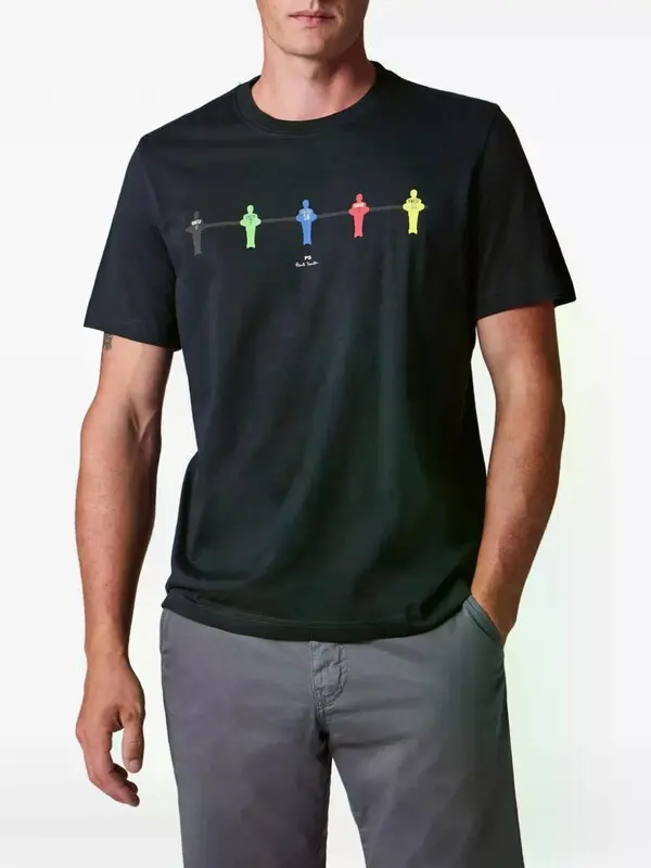 Paul Smith Graphic-print T-shirt - Blue