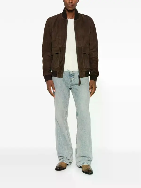 BULLY Suede Bomber Jacket