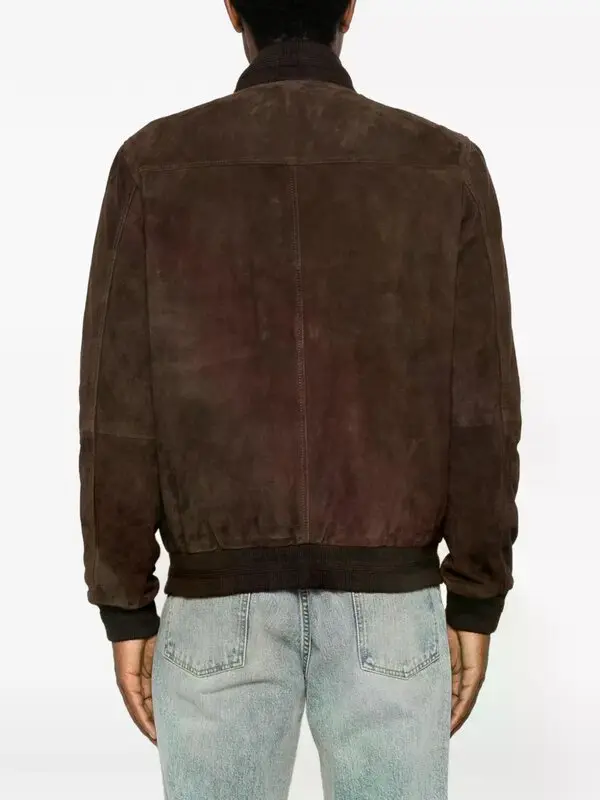 BULLY Suede Bomber Jacket