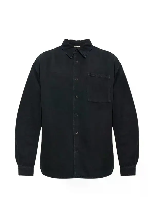American Vintage Lycaz Chest-pocket Denim Shirt