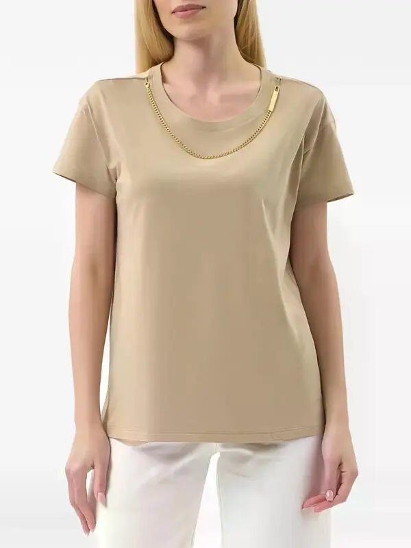 Armani Exchange Crystal-embellished V-neck T-shirt