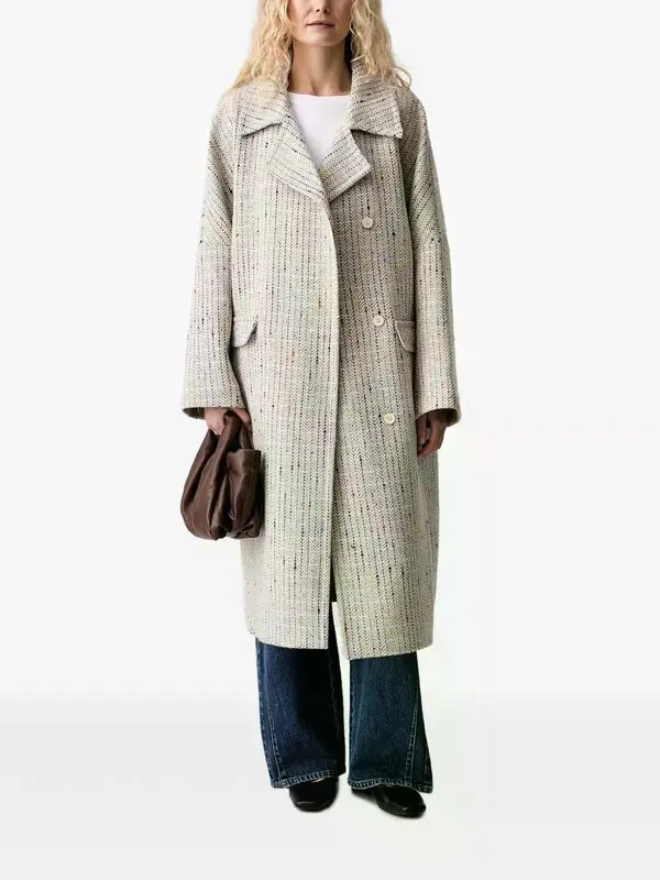 Munthe Vindaloo Herringbone Tweed Coat