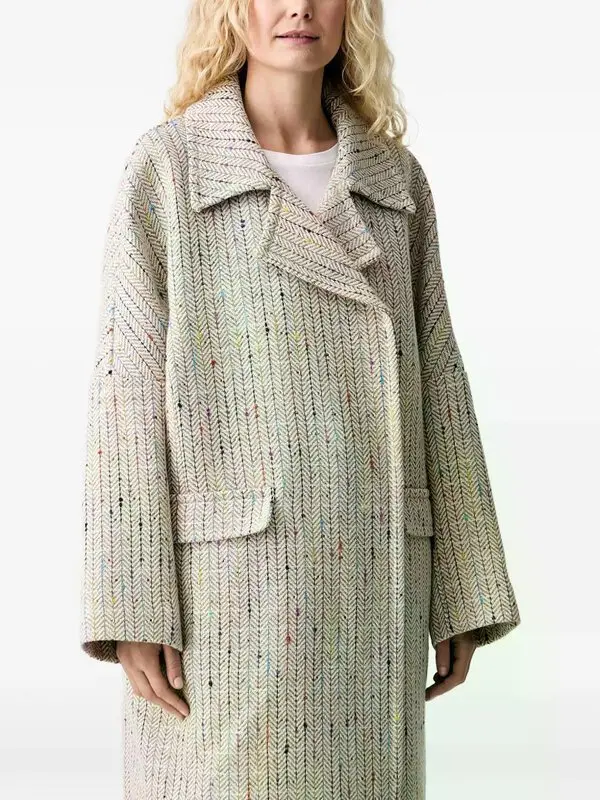 Munthe Vindaloo Herringbone Tweed Coat