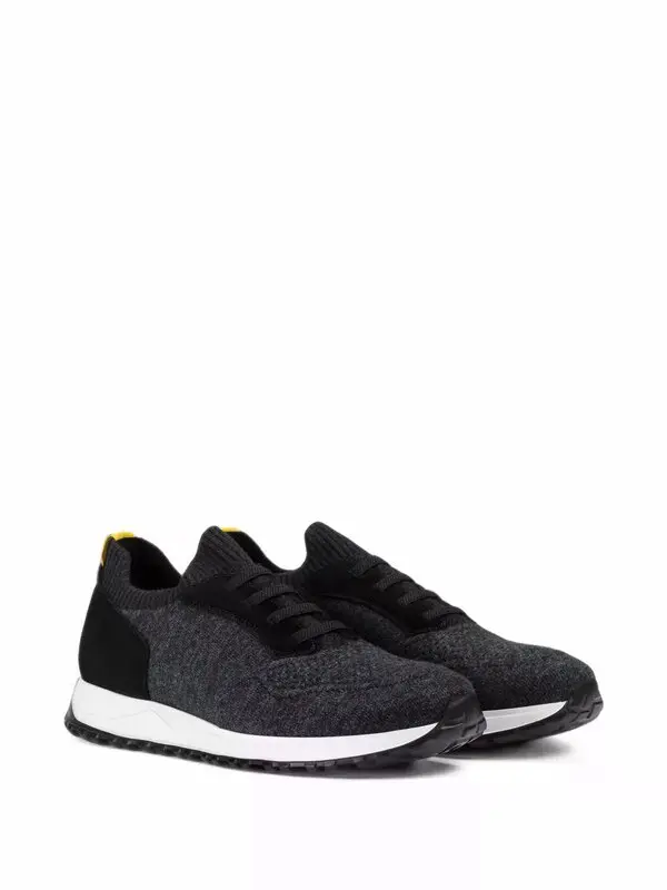 DOUCAL'S Panelled Lace-up Sneakers