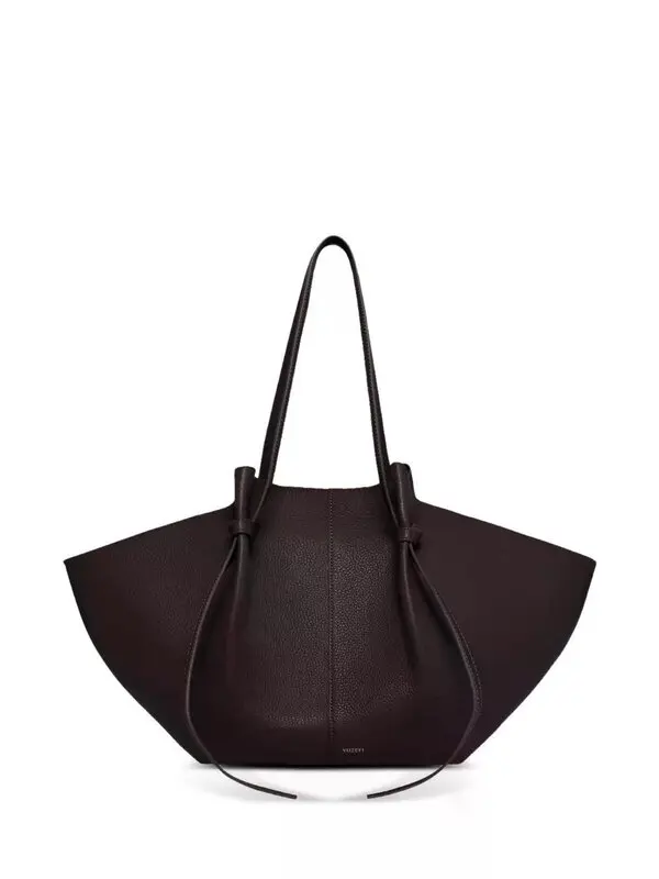 Yuzefi Large Mochi Pebble-grain Leather Tote Bag - Brown