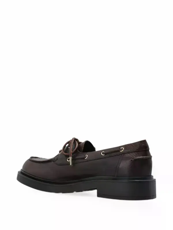 Agl Loren Boat Lace-up Leather Shoes