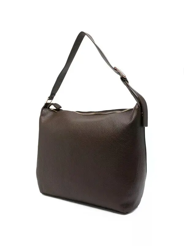 CAFÈNOIR Grained-effect Logo-plaque Tote Bag
