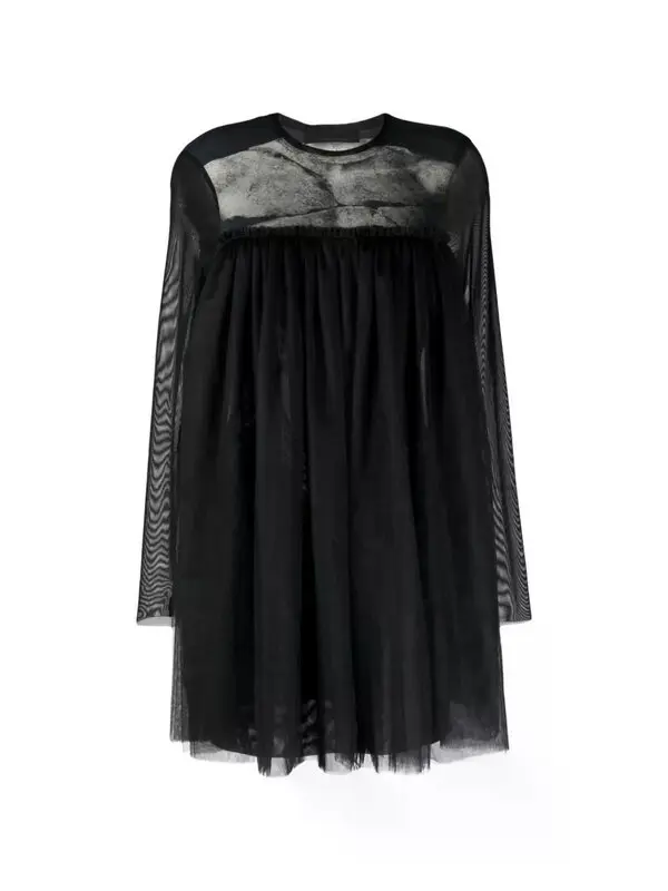 TESSITURA Ancient Tulle-overlay Mini Dress