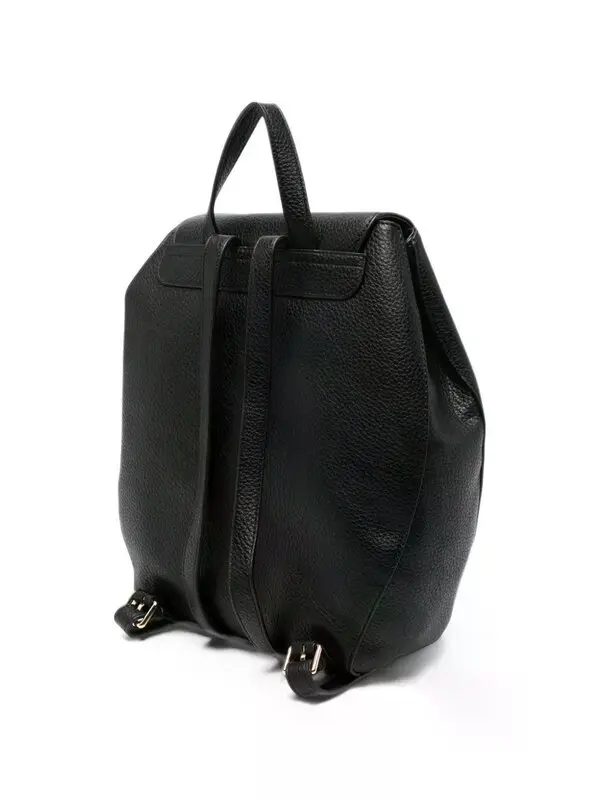 CAFÈNOIR Logo-plaque Pebbled-effect Backpack