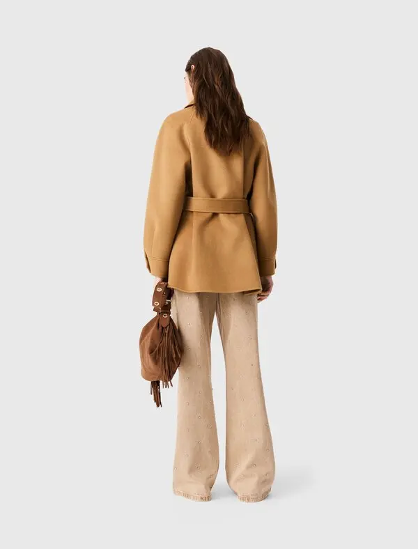 Maje Mid-length Wool Coat
