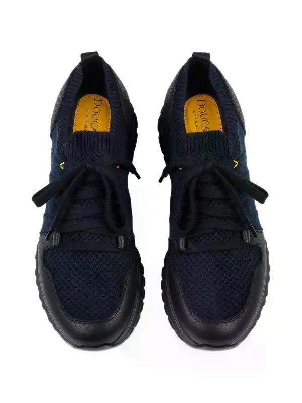 DOUCAL'S Panelled Knit Sneakers