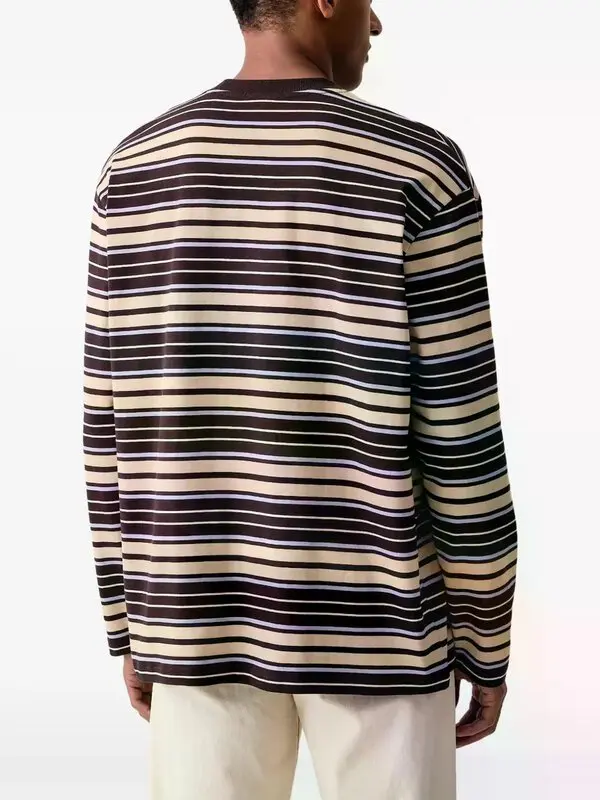 LES DEUX Horizontal-striped Long-sleeved T-shirt