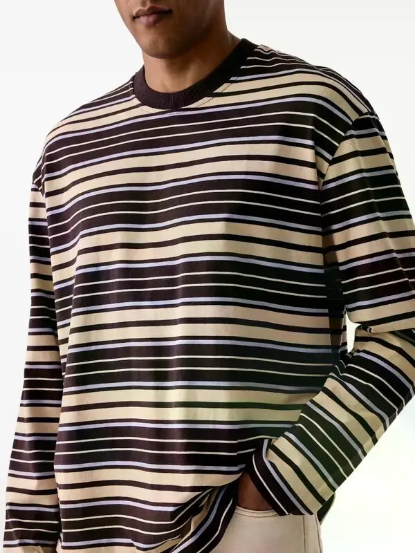 LES DEUX Horizontal-striped Long-sleeved T-shirt