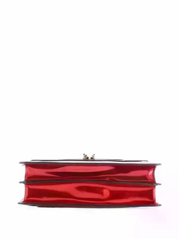 BVLGARI Serpenti Forever Patent Medium Shoulder Bag