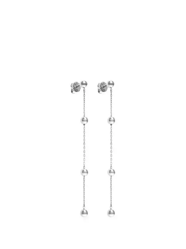 GUZEMA Tetra Chain Earrings - Silver