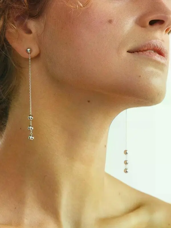 GUZEMA Tetra Chain Earrings