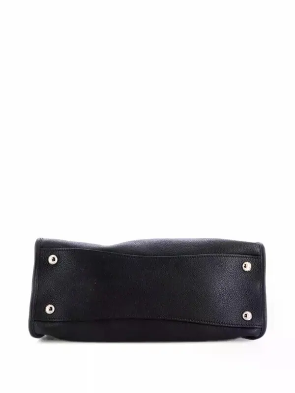 Prada Front Zip Convertible Vitello Phenix Small Satchel