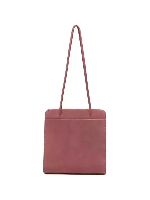 FANE Lisse Leather Shoulder Bag - Pink