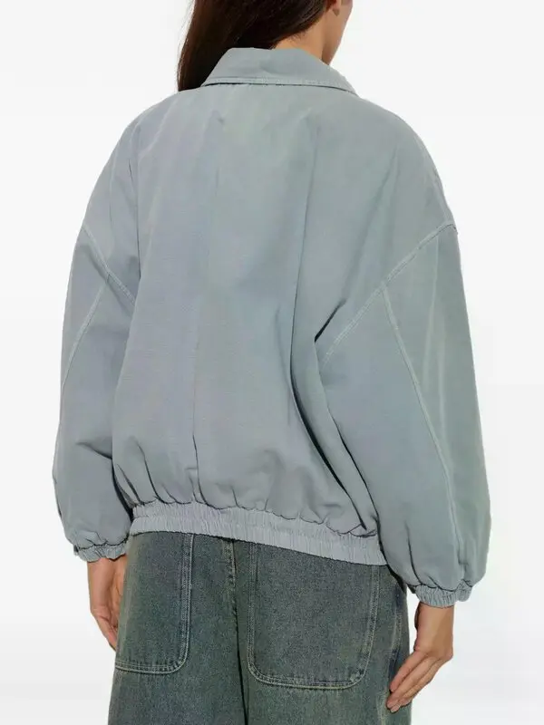 American Vintage Lycaz Oversized Logo-patch Jacket