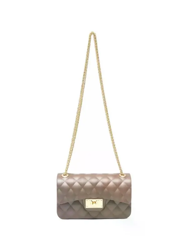 MARC ELLIS Mini Flat Falcon Quilted Crossbody Bag - Brown