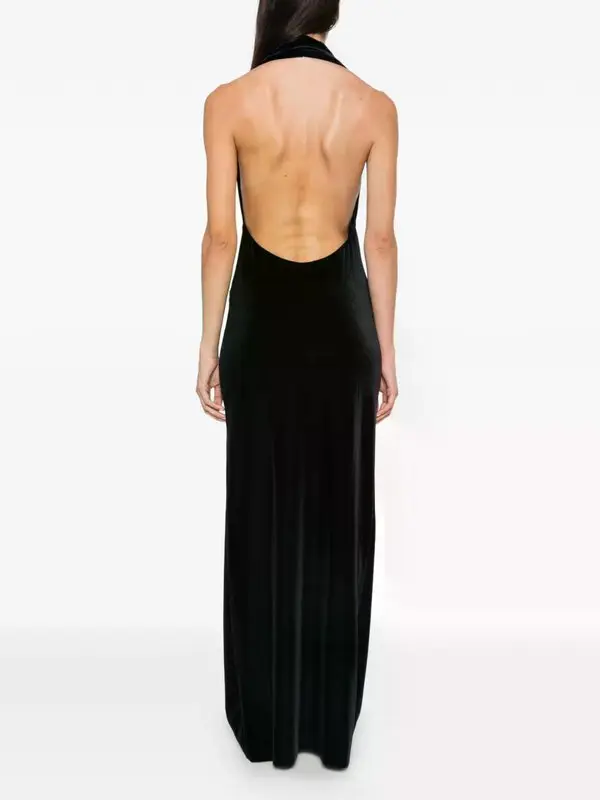AMAZUIN Venus Halterneck Maxi Dress
