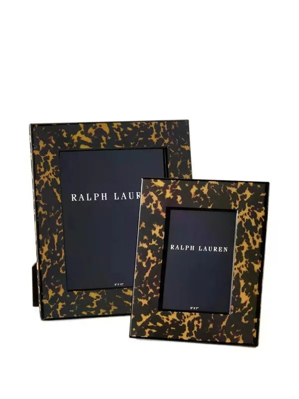 Ralph Lauren Katherine Tortoiseshell-effect Picture Frame - Black
