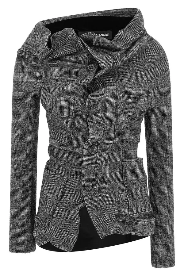 Junya Watanabe Asymmetrical Blazer - Gray