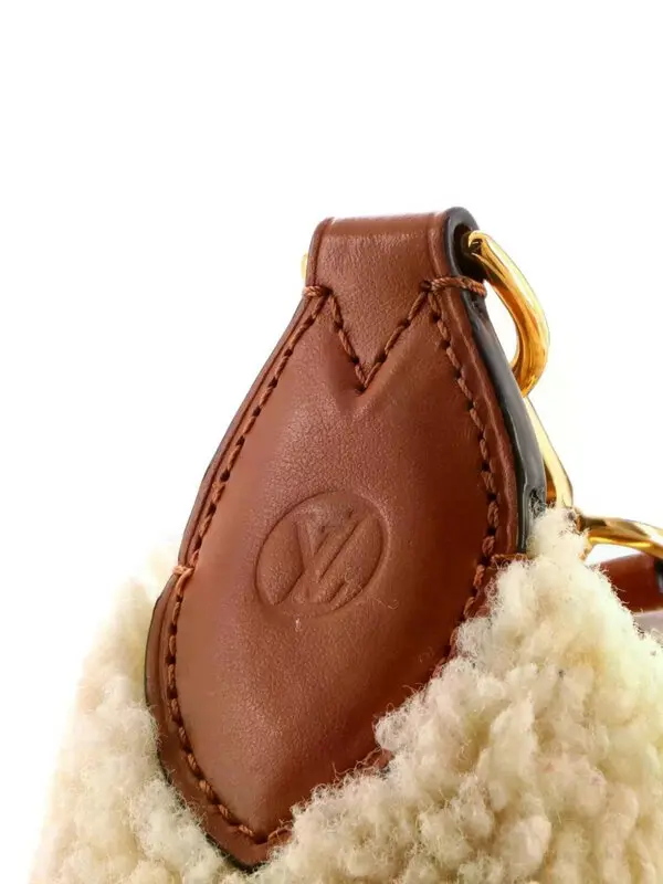 LOUIS VUITTON Over The Moon Bag Monogram Giant Teddy Fleece Shoulder Bag