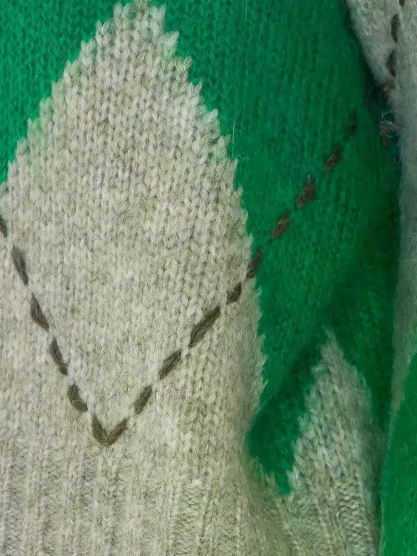 BALLANTYNE Argyle-pattern Sweater