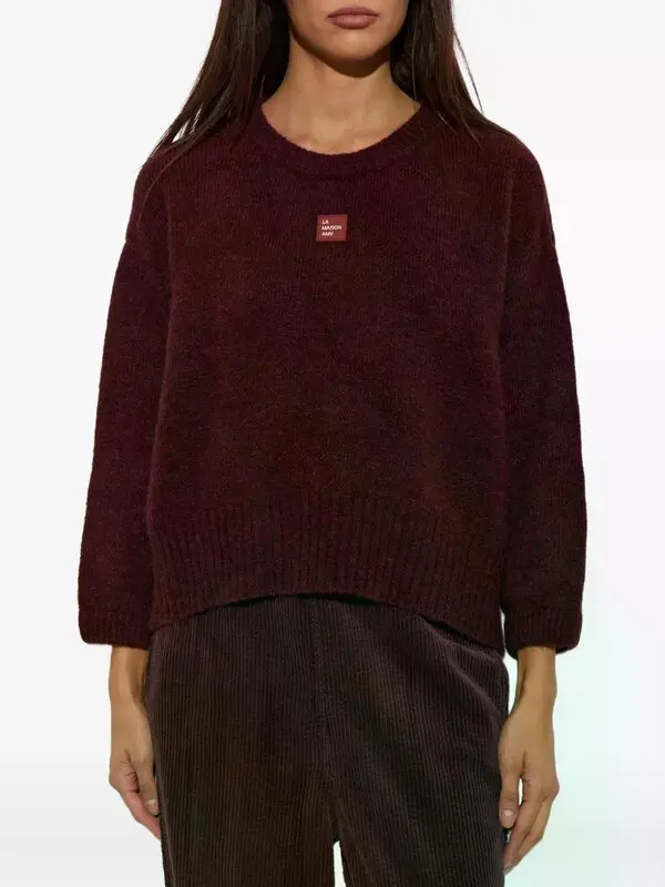 American Vintage East Logo-patch Sweater