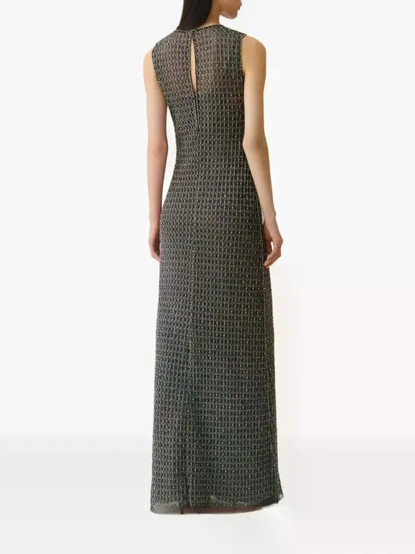 Fabiana Filippi Moonlight Bead-embellished Maxi Dress