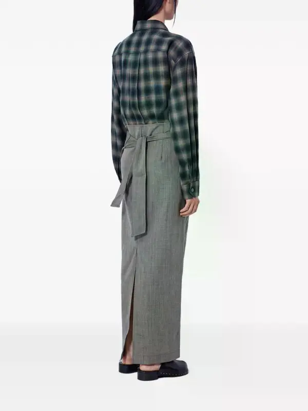 Our Legacy Twisted Shirt Dress - Grey