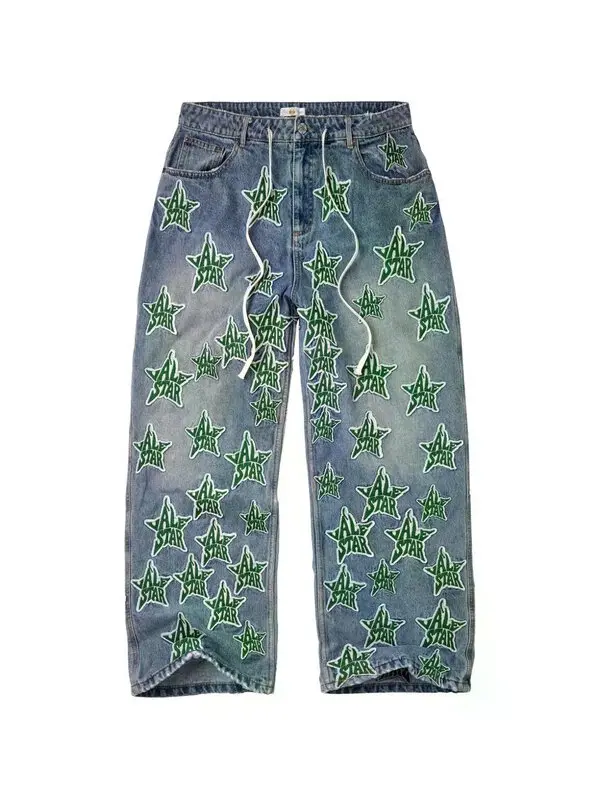VALE FOREVER All Star Patch-detail Jeans