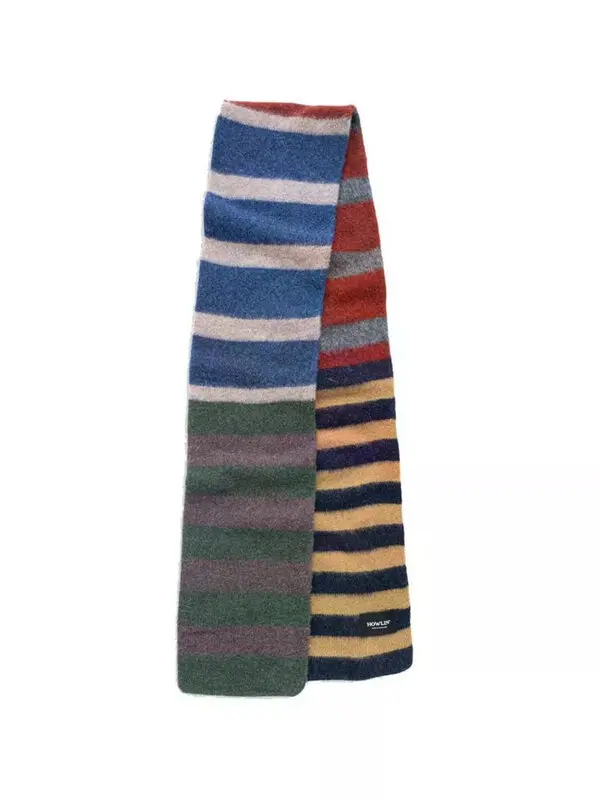Howlin' Cosmic Surfin Colour-block Scarf - Forest Green