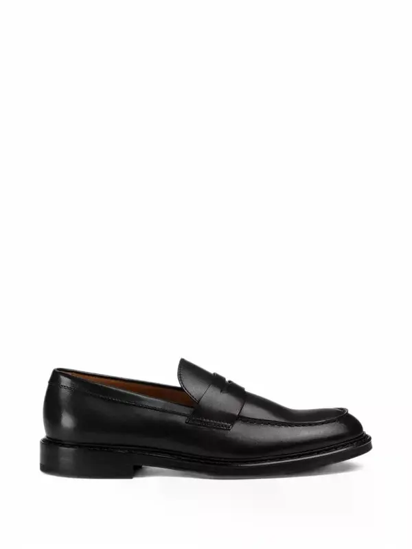 DOUCAL'S Penny Leather Loafers