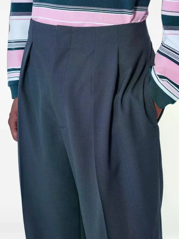Lacoste Runway Straight Fit Tailored Jacquard Pants