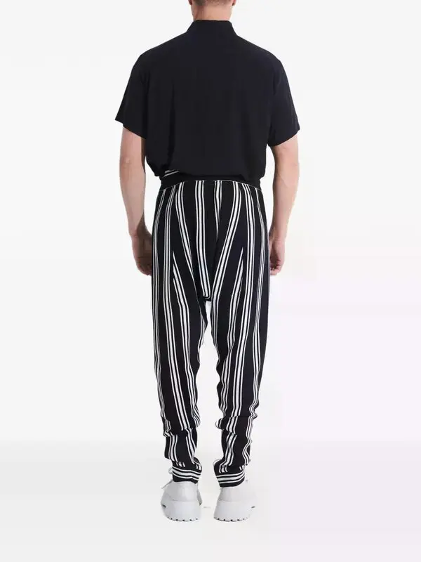 TESSITURA Striped Drop-crotch Trousers