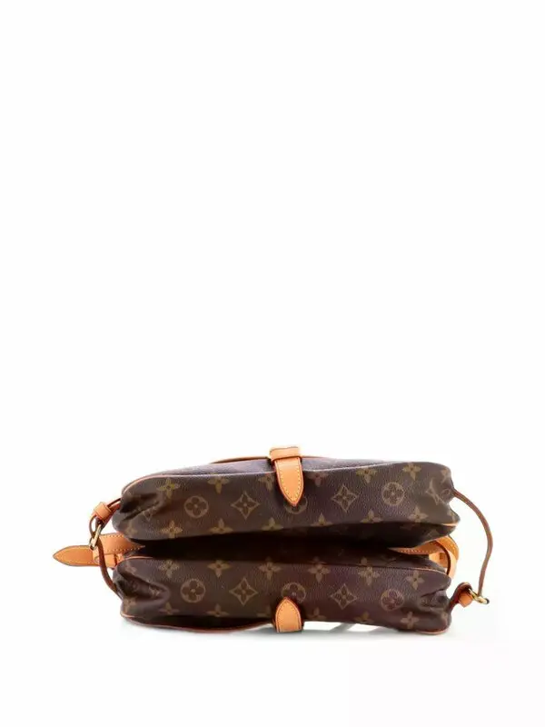 LOUIS VUITTON Saumur Handbag Monogram Canvas 30 Crossbody Bag