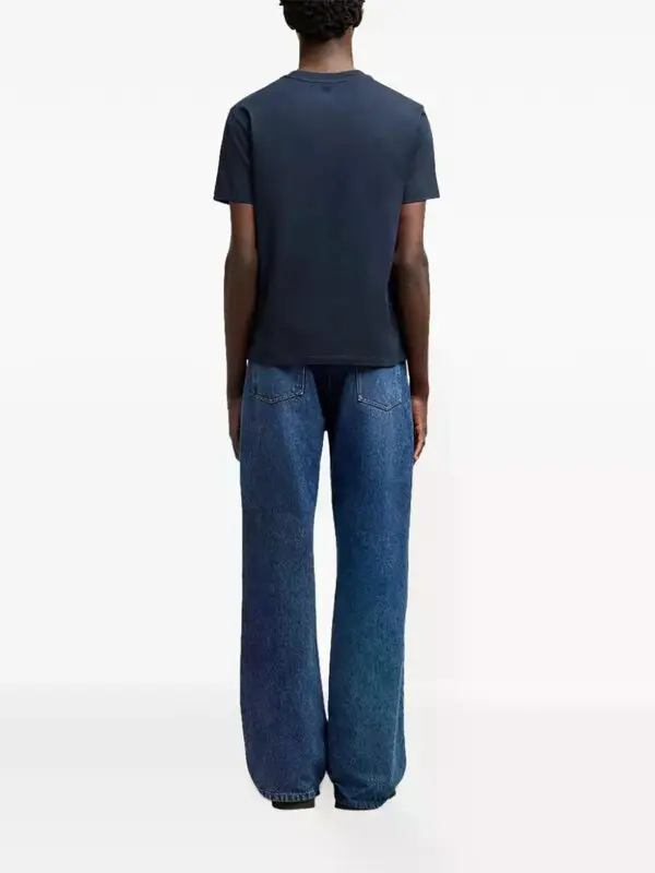 AMI Paris Cotton T-shirt With De Coeur