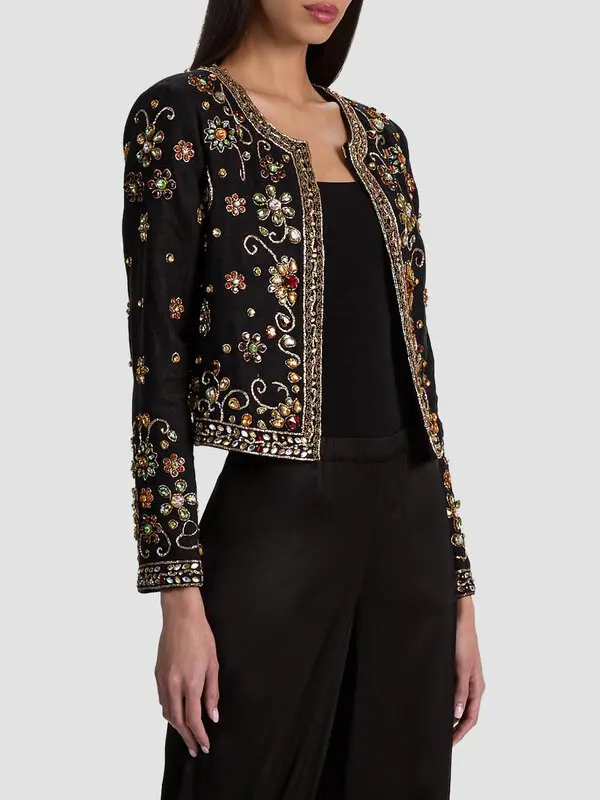 Alice + Olivia Kidman Embellished Jacket