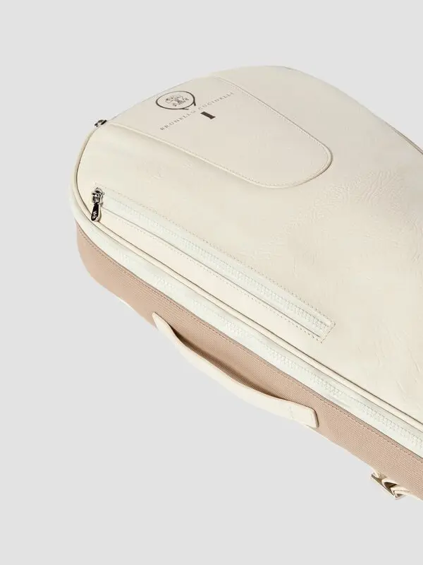 Brunello Cucinelli Grained Leather Tennis Racket Cover