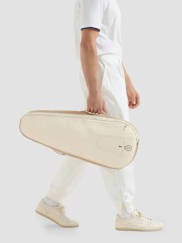 Brunello Cucinelli Grained Leather Tennis Racket Cover