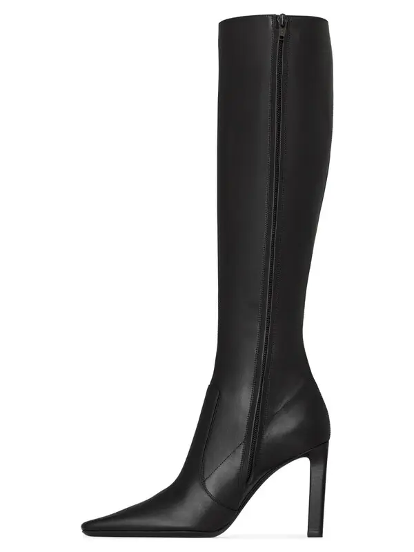 Saint Laurent Francoise Boots In Smooth Leather