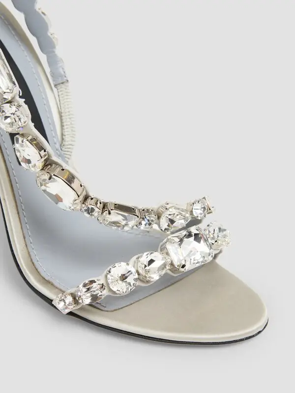 Dolce & Gabbana Embellished Leather Sandals