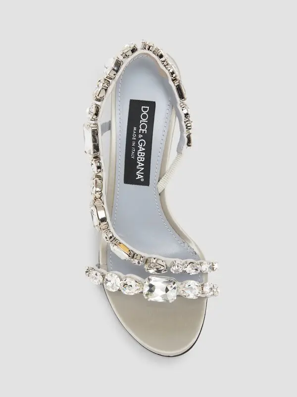 Dolce & Gabbana Embellished Leather Sandals
