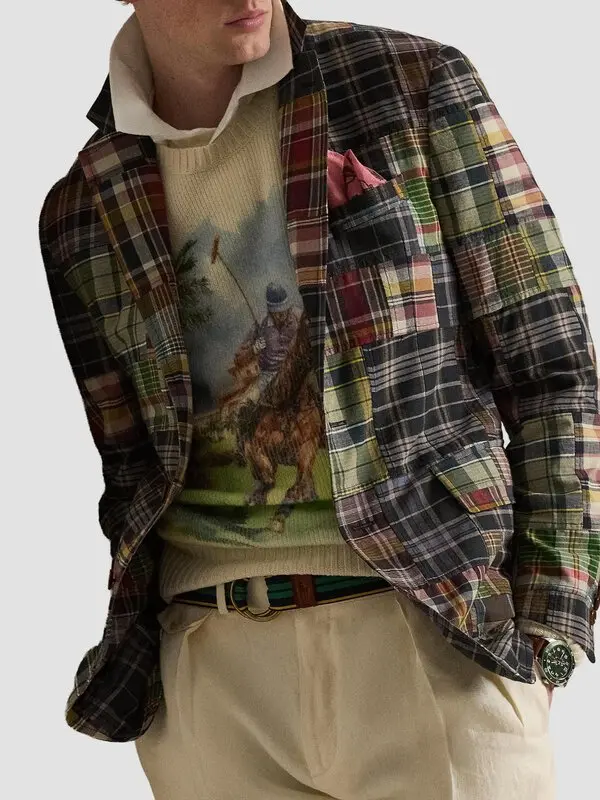 Polo Ralph Lauren Checked Cotton Blazer