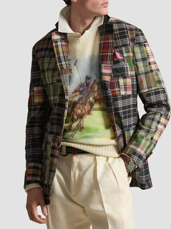 Polo Ralph Lauren Checked Cotton Blazer