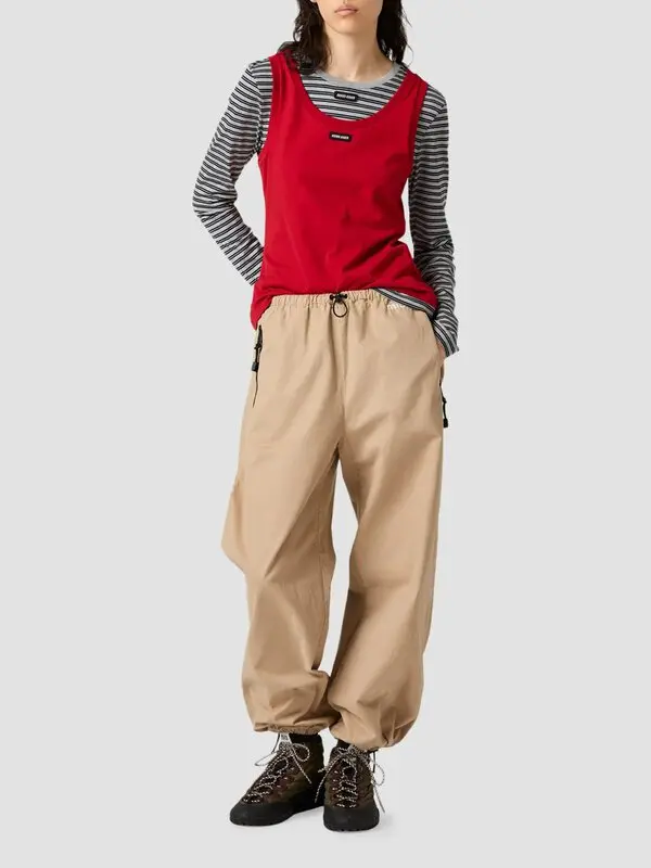 Miu Miu Jersey Tank Top And T-shirt