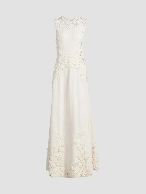 Ulla Johnson Genoveva Floral Embroidered Maxi Dress